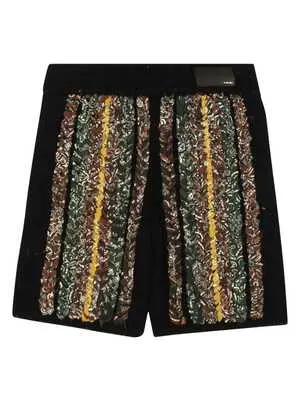Amiri Bandana-print Braided Shorts