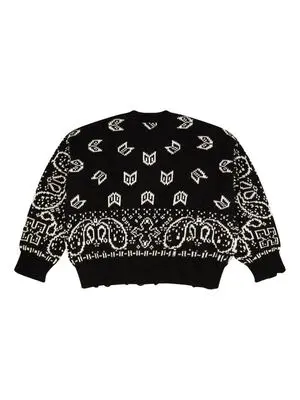 Rhude Bandana-print Jumper - Black