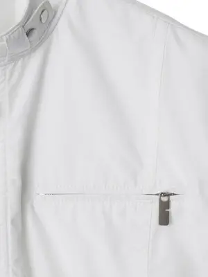 Burberry Half-zip Sleeveless Top - White