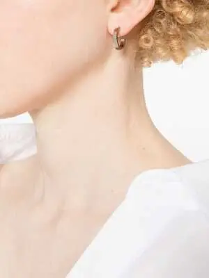 MAISON MARGIELA Engraved Half-hoop Earrings
