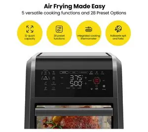 CHEFMAN Exactemp Multifunctional Digital Air Fr Yer