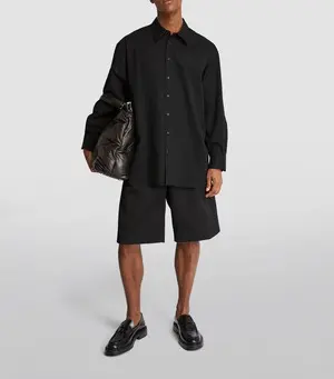 THE ROW Lukre Cotton-cashmere Blend Shirt