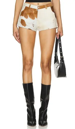 UNDERSTATED LEATHER Cowhide Shorts