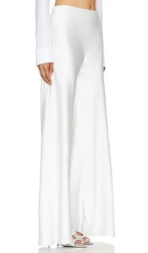 Norma Kamali Bias Elephant Pant - Snow White