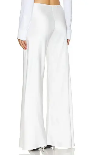 Norma Kamali Bias Elephant Pant - Snow White