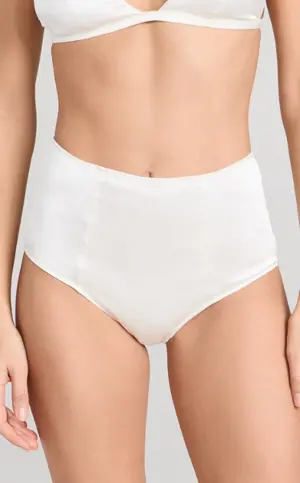Kiki De Montparnasse Tous Les Jours High Waist Panty - Ivory