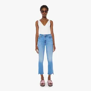 Women's Blue Cropped Jeans