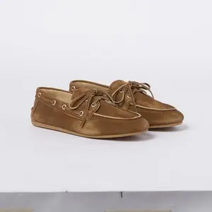 Miu Miu Faded Suede Loafers - Cinnamon