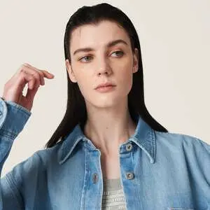 Miu Miu Denim Blouson Jacket