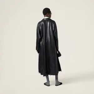Miu Miu Nappa Leather Coat