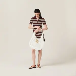 Miu Miu Woven Hobo Bag