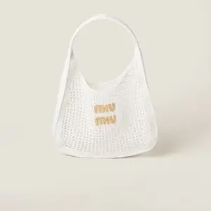 Miu Miu Woven Hobo Bag