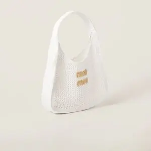 Miu Miu Woven Hobo Bag