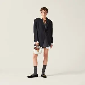 Miu Miu Single-breasted Pinstripe Jacket