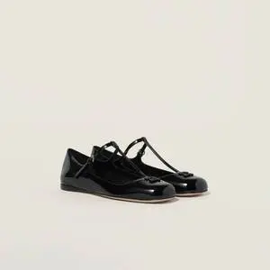 Miu Miu Patent Leather Ballerinas