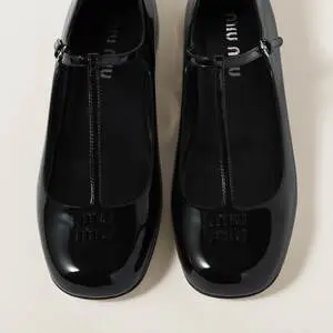Miu Miu Patent Leather Ballerinas