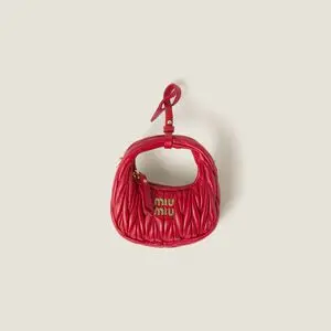 Miu Miu Wander Matelassé Nappa Leather Micro Hobo Bag
