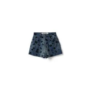 Miu Miu Embellished Denim Shorts