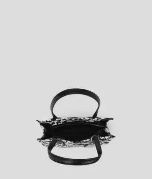 KARL LAGERFELD K/skuare Medium Zebra Tote Bag