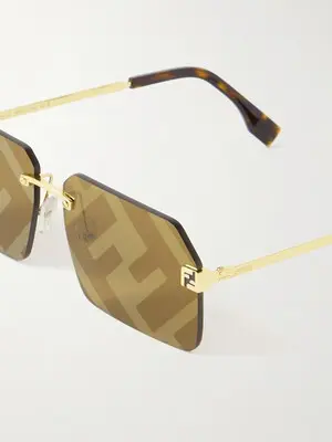Fendi Sky Rimless Sunglasses