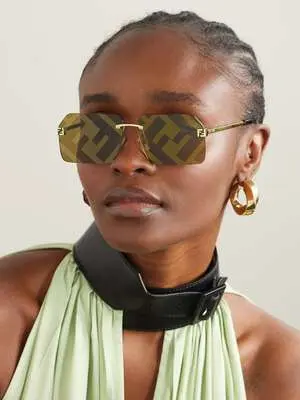 Fendi Sky Rimless Sunglasses