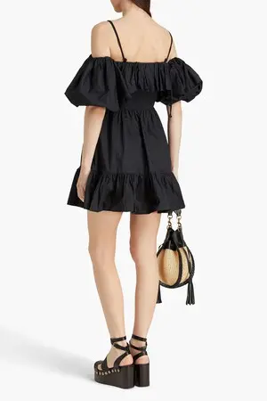 Ulla Johnson Lila Cold-shoulder Mini Dress
