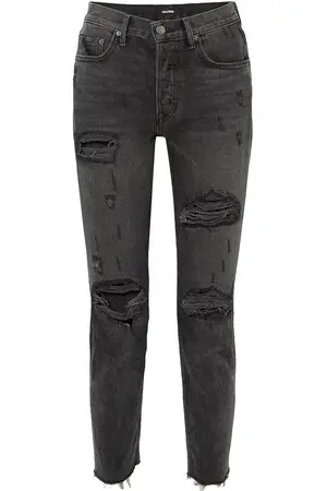 Women's Ripped Thigh Jeans