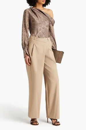 Simkhai Tayler Pleated Wide-leg Pants