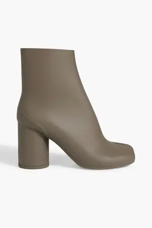 MAISON MARGIELA Pvc Split-toe Ankle Boots - Taupe