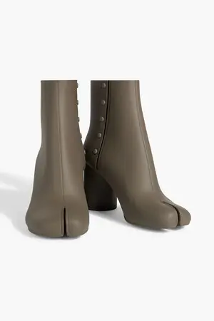 MAISON MARGIELA Pvc Split-toe Ankle Boots - Taupe