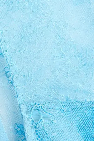 Stella McCartney Cutout Stretchlace Lowrise Briefs - Light Blue