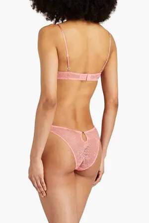 Stella McCartney Cutout Stretchlace Balconette Bra