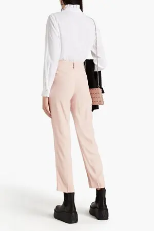Red Valentino Satin-crepe Straight-leg Pants