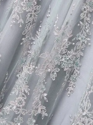 Naeem Khan Embroidered Sequin-embellished Tulle Gown
