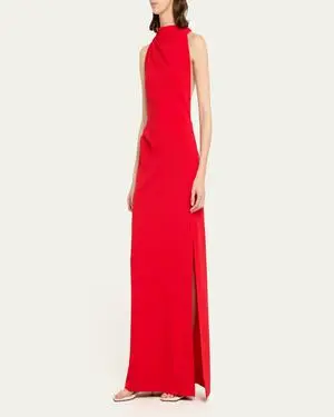 Proenza Schouler Faye Backless Gown - Red