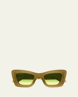 Gucci Gg Plastic Cat-eye Sunglasses