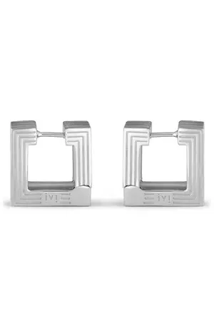 IVI LOS ANGELES Small Aurelia Hoop Earrings - Silver