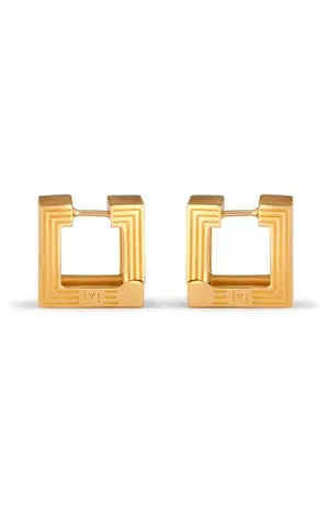 IVI LOS ANGELES Small Aurelia Hoop Earrings - Yellow Gold