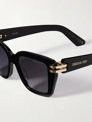Dior Cdior S1i Square-frame Sunglasses - Black