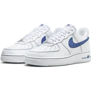 Nike Air Force 1 '07 Lv8 Sneakers - White/ Deep Royal Blue