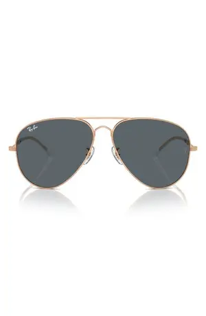 Ray-ban Oversized Aviator Sunglasses - Rose Gold