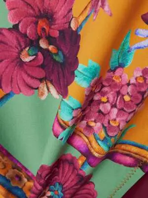 La DoubleJ Goddess One-shoulder Printed Swimsuit