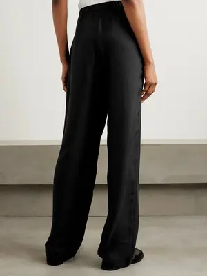 ANN DEMEULEMEESTER Dela Wide-leg Silk-jersey Pants