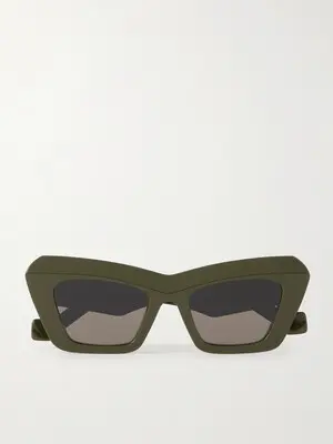 Loewe Oversized Cat-eye Sunglasses - Green