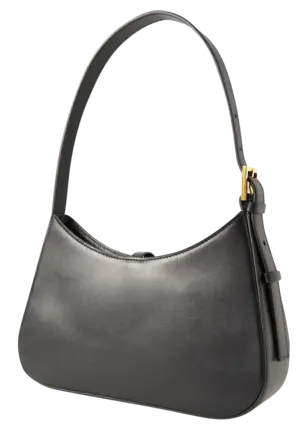 DEMELLIER Tokyo Leather-trimmed Raffia Shoulder Bag