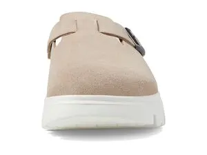 BIRKENSTOCK Boston Chunky Platform Clogs - Beige