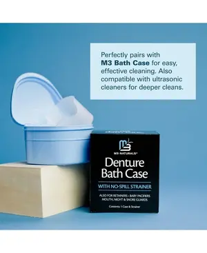 M3 Retainer And Denture Cleaner 120ct - Black