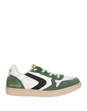 VALSPORT Sneakers Camel Size Leather, Textile Fibers - Green