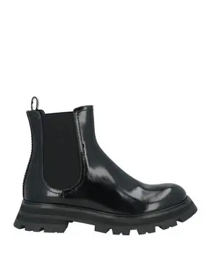 Alexander McQueen Leather Chelsea Boots With Block Heel