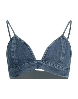 AGOLDE Denim Crop Top - Blue